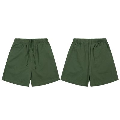 China European American Fashion Leisure Loose Beach Shorts Washed Army Green Shorts Mens for sale