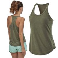 China Sleeveless Quick Dry Womens Racerback Crop Top Fitness Gym Yoga Tank Top for sale