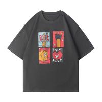 China New Summer 100% Cotton Round Collar Casual Short Sleeve Men'S T Shirt for sale