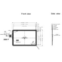 China 10.1 Inch Capacitive Touch Panel 800*1280 Laptop LCD Display MIPI Industrial Touch Screen for sale