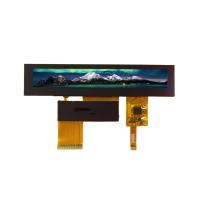 China 800nits Stretched Bar LCD Display 4.3 Inch 800*130 High Brightness Bar Type RGB Interface for sale