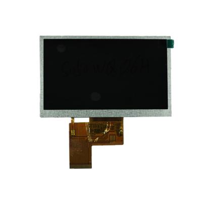 China 1000cd/m2 4.3 Inch TFT LCD Module 480x272 RGB Interface Industrial Display for sale