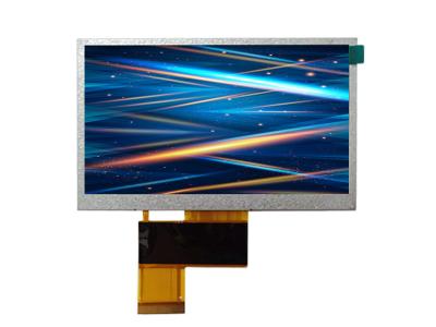China Industrial Portable 480x272 VR LCD Display KADI 5.0 Inch With 20 Chip White LED for sale