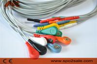 China Medical 10-Lead ECG Cable DIN 1.5 Holter Leadwire for Patient Monitors and Ultrasound Machines for sale