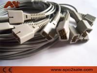 China Medical Monitor Cable Accessories - SpO2 ECG EKG IBP Patient Cables 100-400g with 3000-5000 Plug Cycles for sale