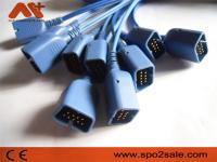 China Nihon Kohden DB9 14-Pin SpO2 Patient Monitor Cable with 3000-5000 Cycle Durability and ISO13485 Certification for sale