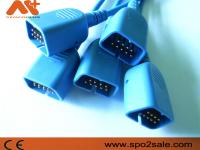 China Nihon Kohden DB9 14-Pin SpO2 Patient Monitor Cable with 3000-5000 Cycle Durability and ISO13485 Certification for sale
