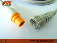 China Non-Connector Argon IBP Cable 140g for Philips GE Mindray Medical Monitoring Equipment with 3000-5000 Cycle Lifespan for sale