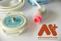 China Sonicaid Huntleigh 12-Pin Fetal Transducer 8400-6921 with 2.4M Medical TPU Cable for Patient Monitoring for sale