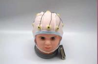 China Medical Neurofeedback EEG Cable 10-Lead Pediatric Cap 50-54cm with Tin Electrodes ISO13485 CE Certified for sale