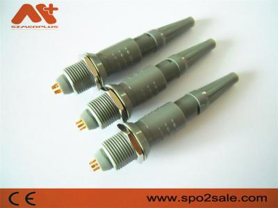 China 1P Pull Push 6-Pin Plastic Medical Connector with 5.00mm Cable, 3000-5000 Cycle Life, ISO13485 & CE Certified for sale