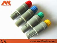 China 1P Pull Push 6-Pin Plastic Medical Connector with 5.00mm Cable, 3000-5000 Cycle Life, ISO13485 & CE Certified for sale