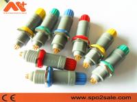 China 1P Pull Push 6-Pin Plastic Medical Connector with 5.00mm Cable, 3000-5000 Cycle Life, ISO13485 & CE Certified for sale