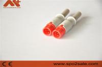 China IBP Connector Accessory for Biolight IBP Cable - 4-Pin Red Color with 4.00mm Exit Diameter and 3000-5000 Cycle Durability for sale