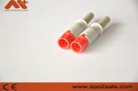 China IBP Connector Accessory for Biolight IBP Cable - 4-Pin Red Color with 4.00mm Exit Diameter and 3000-5000 Cycle Durability for sale
