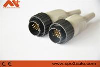 China Compatible Kenz 10-Lead EKG Cable 16 Pin Black Nylon ABS Connector ISO CE for sale