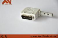 China Compatible Kanz D-Sub 15 Pin EKG Connector 10 Lead ECG Cable Grey Nylon ABS for sale
