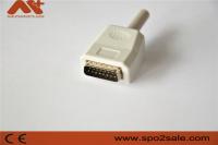 China Nihon Kohden Compatible 10-Lead EKG Cable 15 Pin Grey ABS Connector for sale