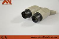 China ECG Connector 8 Pin Nylon Black Compatible Nihon Kohden Monitor Accessory CE ISO for sale