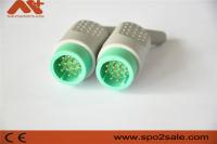 China 12 Pin ECG Connector for Medtronic Physio Control Lifepak Monitor Medical Accessory Green for sale