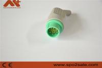 China 13 Pin ECG Connector for Mennen Monitor Medical Accessory Green Nylon ABS 5mm for sale