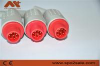China Bionet 8 Pin ECG Cable Connector for Patient Monitor Red Nylon ABS ISO13485 for sale