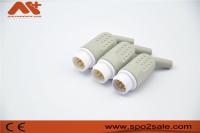 China 8 Pin ECG Connector for HP Patient Monitor Medical Accessory White Nylon ABS for sale