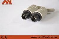 China 6-Pin ECG AAMI Connector for BCI Criticare Monitor - 5.00mm Exit Diameter, 3000-5000 Plug Cycles for sale