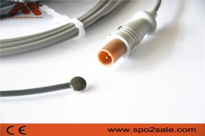 China HP Medical Temperature Probe 21078A - 3M Adult Skin Monitor Cable with 2.252KΩ NTC Resistor for Patient Monitoring for sale