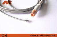 China Mindray Datascope Medical Temperature Probe - 3M Cable, 3.0mm Diameter, 5-Pin Connector for Adult Skin Monitoring for sale