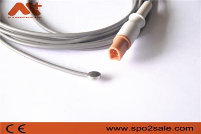 China Mindray Datascope Medical Temperature Probe - 3M Cable, 3.0mm Diameter, 5-Pin Connector for Adult Skin Monitoring for sale