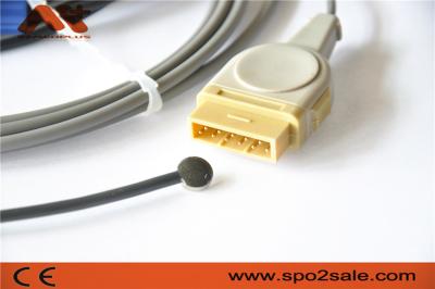 China GE Marquette Medical Temperature Sensor Adult Skin Probe 3M Cable 11-Pin for Dash 4000 Monitor for sale
