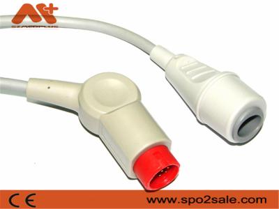 China Mindray Edwards IBP Adapter Cable - 12-Pin Connector, 3.5M Length, TPU Material for Patient Monitoring Systems for sale