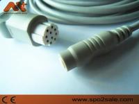 China Datex Compatible IBP Adapter Cable 10-Pin Connector 3.5M Length for AS/3 AS/5 Cardiocap Medical Monitors for sale