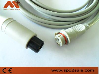 China AAMI Spacelabs to BD Compatible IBP Adapter Cable 690-0021-00 with 3.5M Length and 6Pin Connector for sale