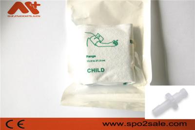 China Disposable Pediatric NIBP Cuff M4573B - Single Tube 13.8-21.5cm, Latex-Free with ISO13485 & CE Certification for sale