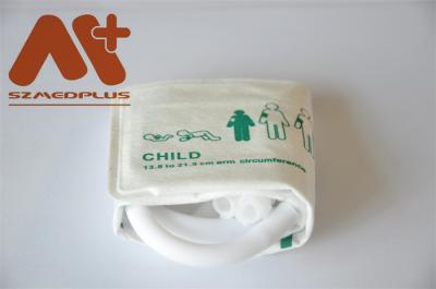 China Disposable NIBP Blood Pressure Cuff Child Dual Tube 13.8-21.5cm GE Healthcare 2402 Compatible for sale