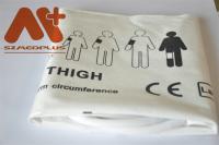 China Critikon Compatible NIBP Cuff 2406 Adult Thigh Dual Tube 45-56 cm Disposable for sale