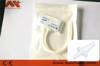 China CE Disposable NIBP Cuff 2422 Neonate 2 Dual Tube Blood Pressure Cuff 4-8 cm for sale