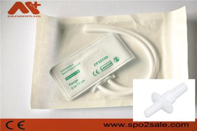 China Disposable NIBP Cuff Neonate 3 Dual Tube 6-11 cm Compatible with GE Dinamap 2523 for sale