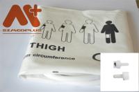 China GE Healthcare NIBP Cuff 2457 Adult Thigh Dual Tube Non Woven 45-56 cm Disposable for sale
