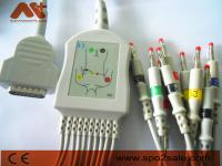 China GE Healthcare Compatible Direct-Connect EKG Cable - 10 Lead with DB 15Pin Connector and 6.0mm Medical TPU Cable for sale