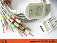 China Burdick Compatible 10 Lead ECG Cable 1.2M 012-0700-00 for E350 E350I E550 E560 EK10 for sale