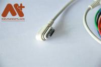 China GE Healthcare Compatible ECG Telemetry Leadwire 5-Lead Snap Cable for SEER Light Monitors for sale