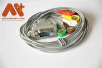 China ISO13485 Certified 5-Lead Holter Cable with 15-Pin Connector for DMS Cardioscan Patient Monitors for sale
