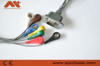 China DMS 300-3A 7-Lead Holter Cable with 15-Pin Connector and AHA Standard for Patient Monitors for sale