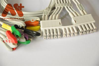 China Mortara Burdick 10 Lead ECG Cable 9293-047-60 AHA Twin Pin EKG Leadwire for sale