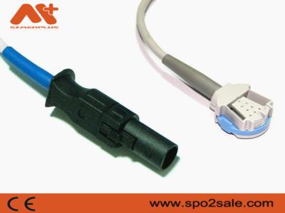 China Datex Ohmeda Compatible SpO2 Adapter Cable OXY-OL3 - 2.4m Medical Grade Extension with Hypertronic 10Pin Connector for sale