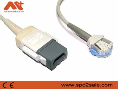 China Datex Ohmeda Compatible SpO2 Adapter Cable OXY-MC3 - 2.4M Medical TPU Cable with Trusat 9Pin Connector for sale