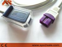 China Spacelabs Compatible SpO2 Adapter Cable - 700-0792-00 with 2.4M Length and 10Pin DB9 Connector for sale